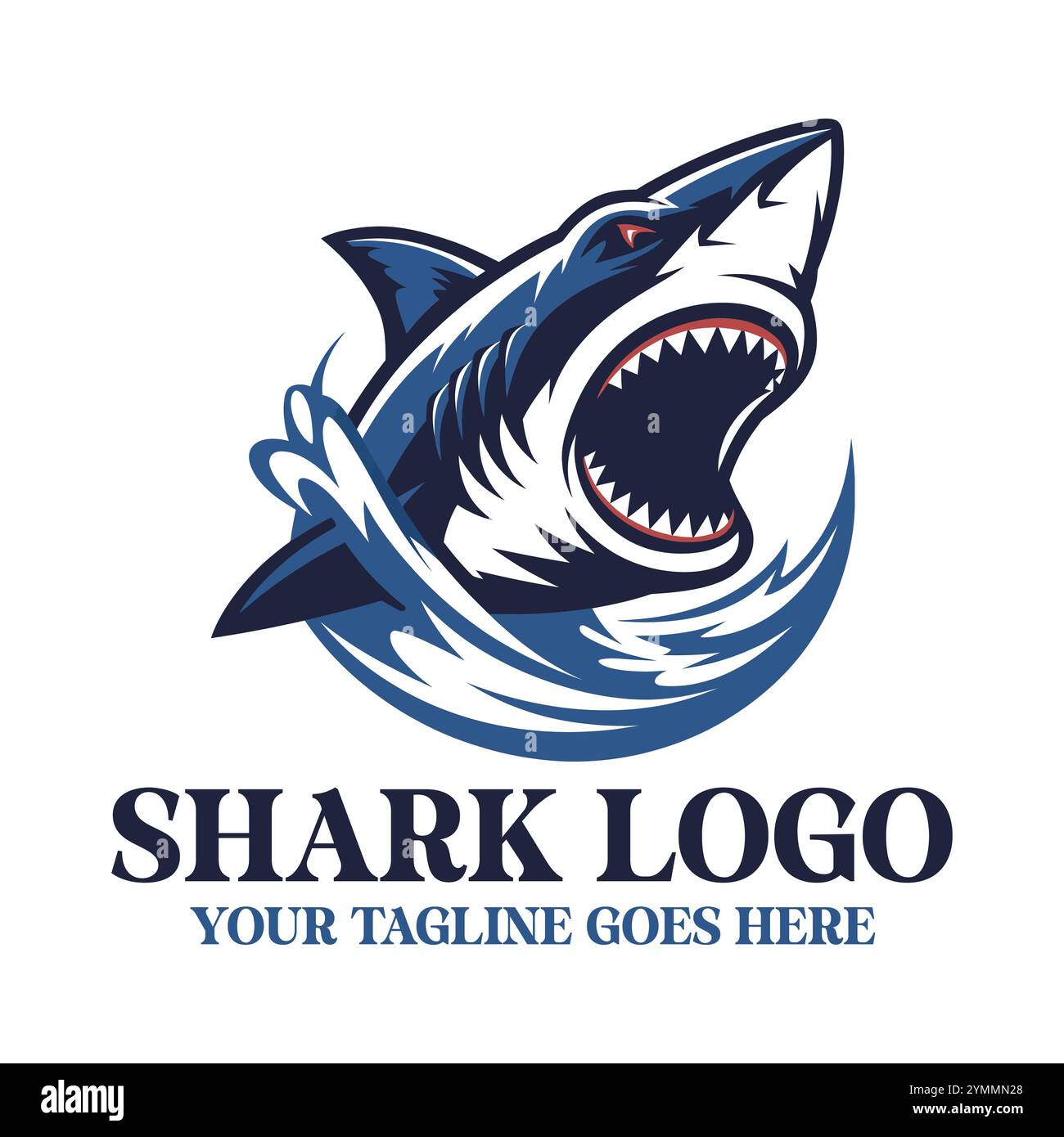 Shark Logo, Shark Design, Shark Vector Logo, Shark Icon, Shark Branding ...