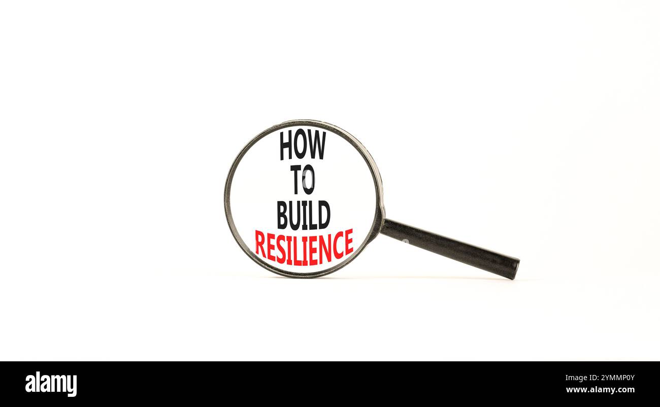 How to build resilience symbol. Concept words How to build resilience ...