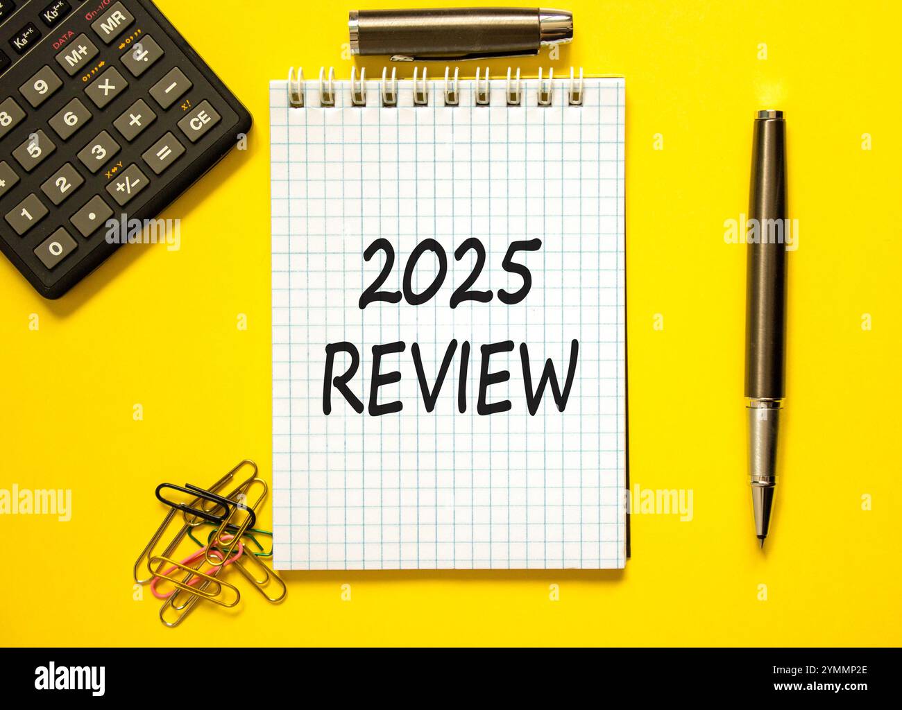 Planning 2025 review new year symbol. Concept words 2025 Review on ...