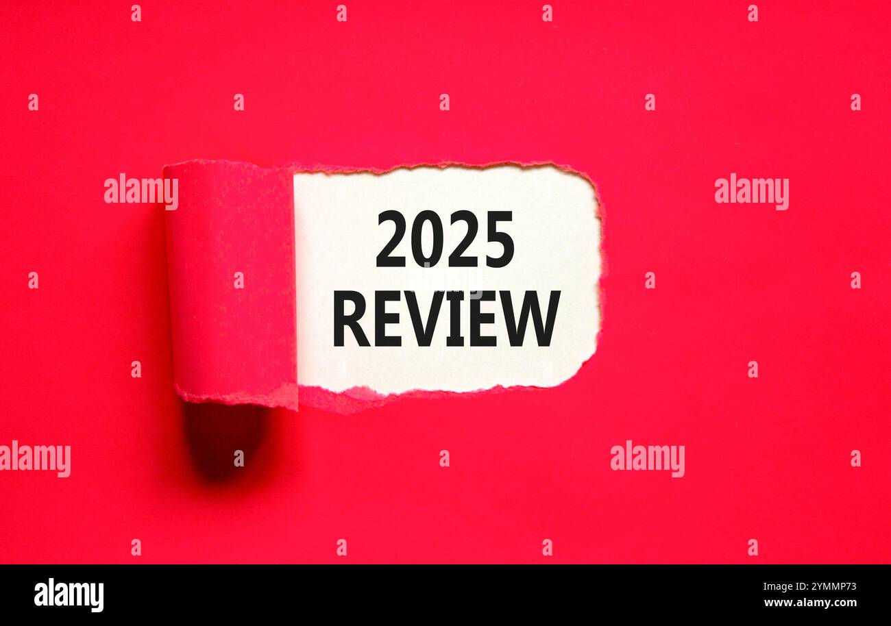 Planning 2025 review new year symbol. Concept words 2025 Review on ...