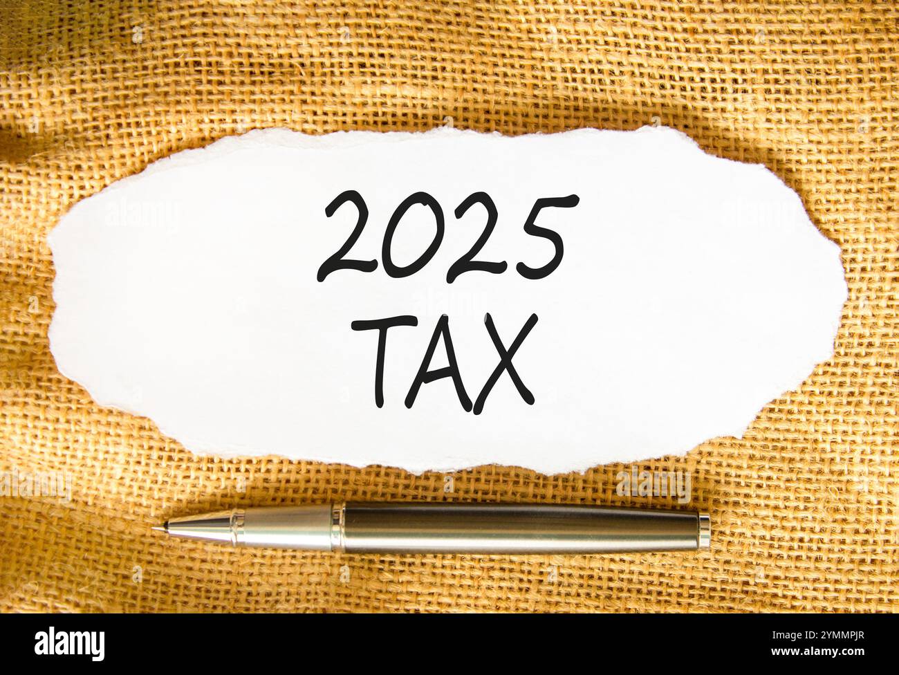 Planning 2025 tax new year symbol. Concept words 2025 Tax on beautiful ...