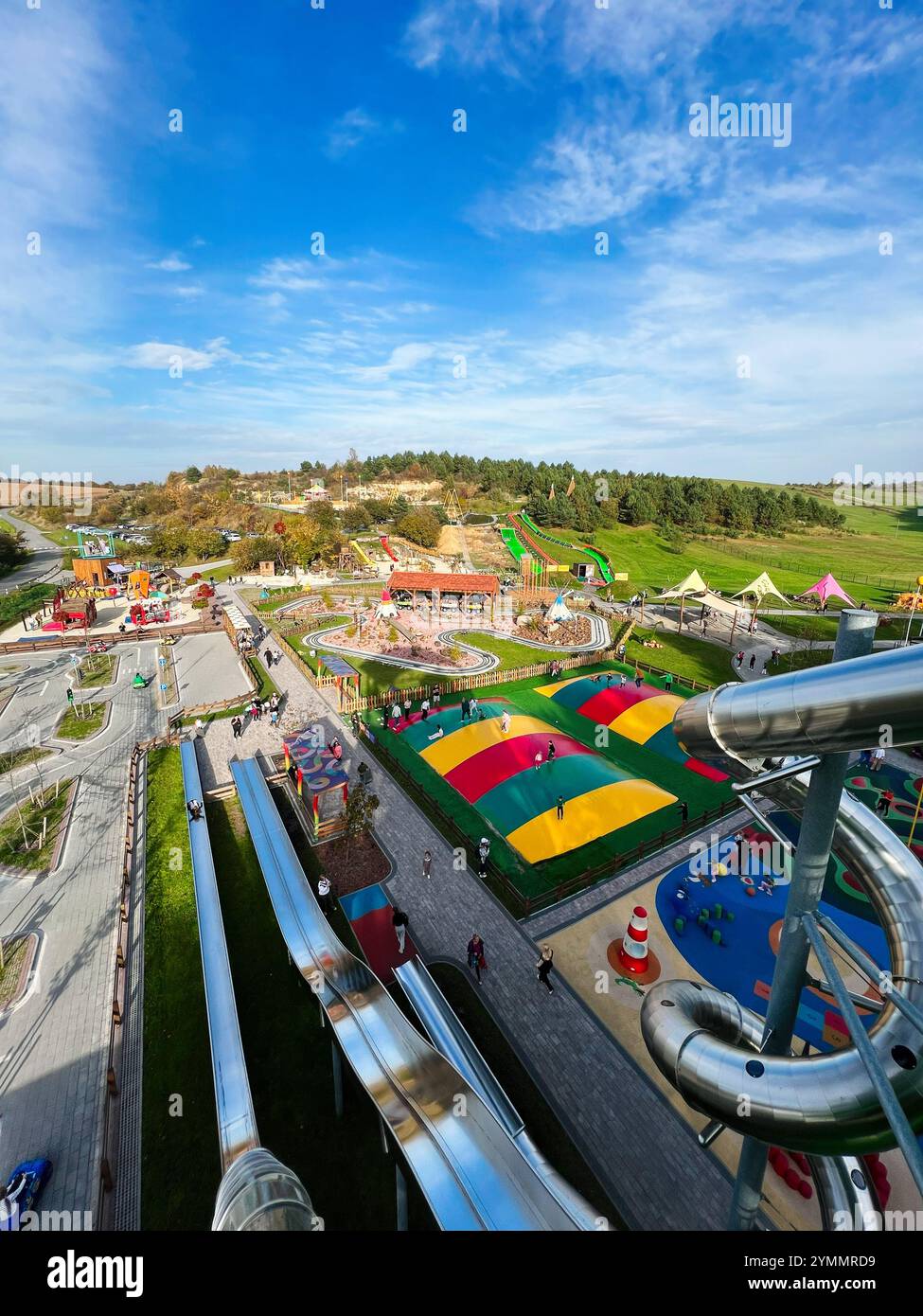 Lviv, Ukraine - November 14, 2024: Vibrant aerial view of a lively ...