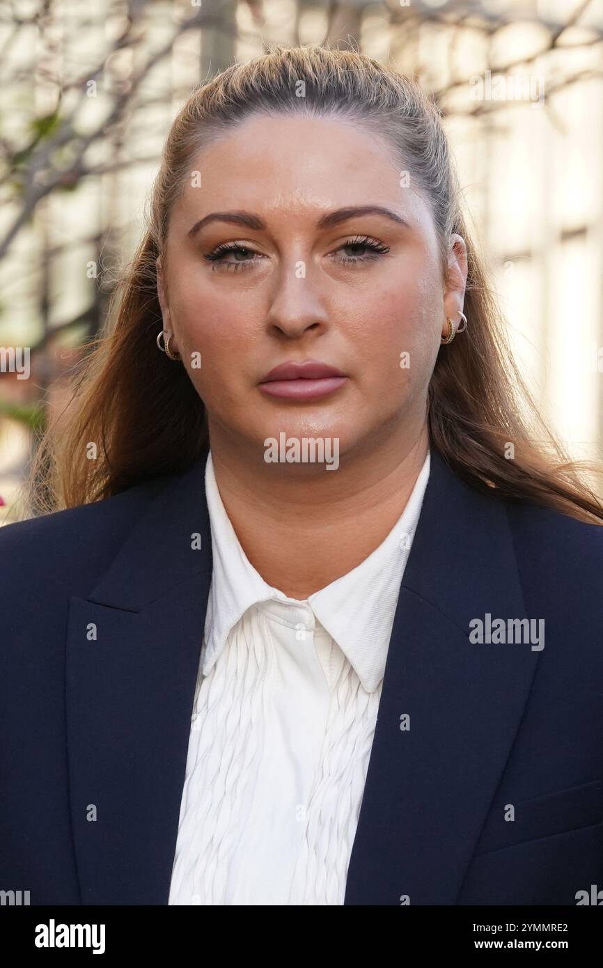 Nikita Ni Laimhin, who is also known as Nikita Hand, outside the High ...