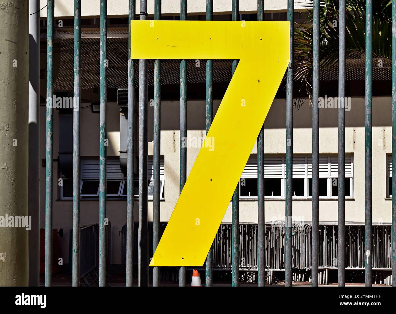 Number seven in color design hi-res stock photography and images - Alamy