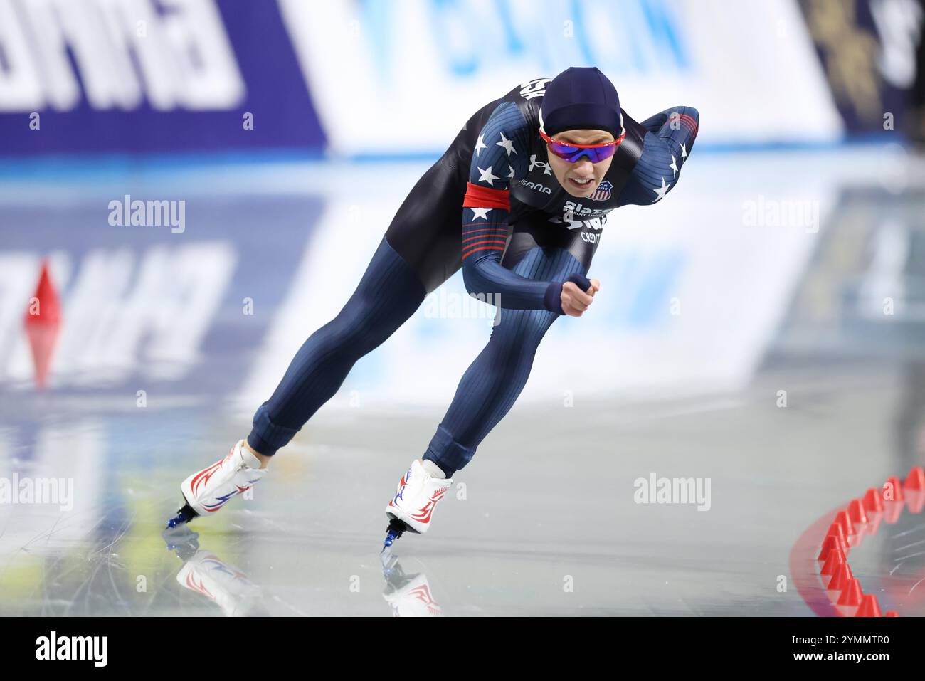 Nagano, Japan. 22nd Nov, 2024. Greta Myers (USA) Speed Skating : ISU ...