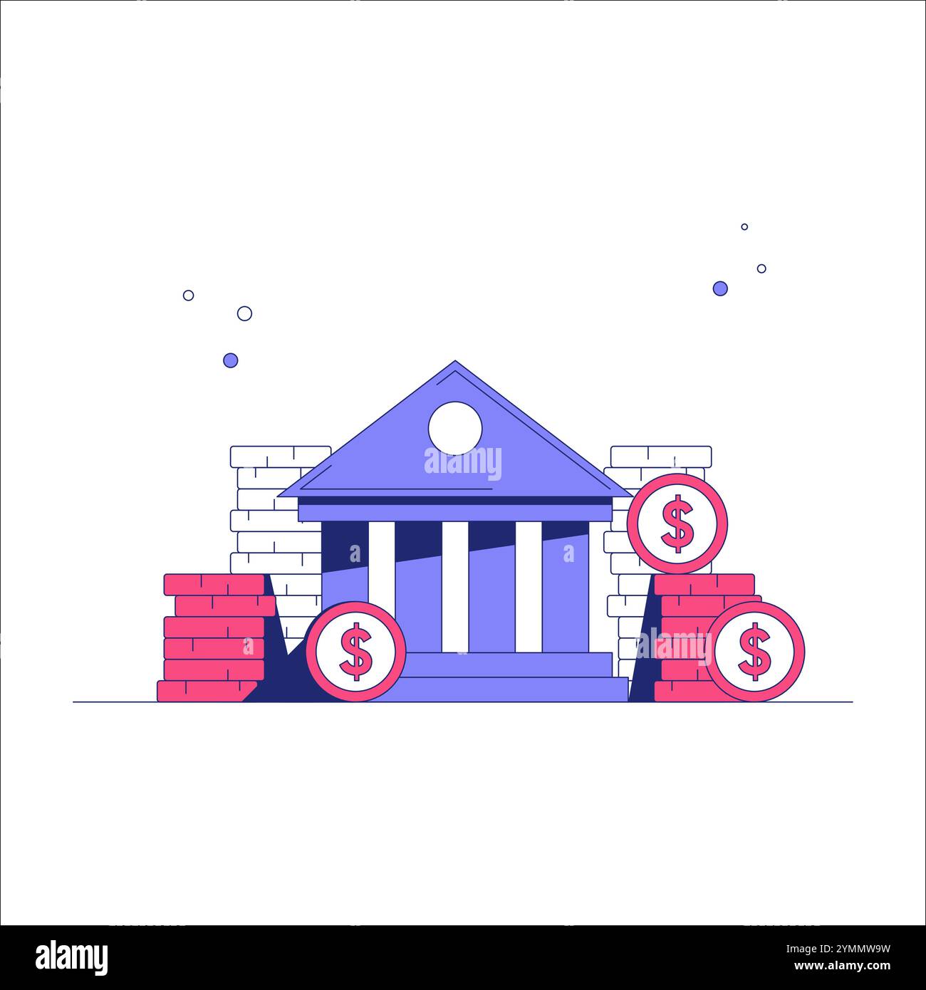 Financial institutions institution Stock Vector Images - Alamy