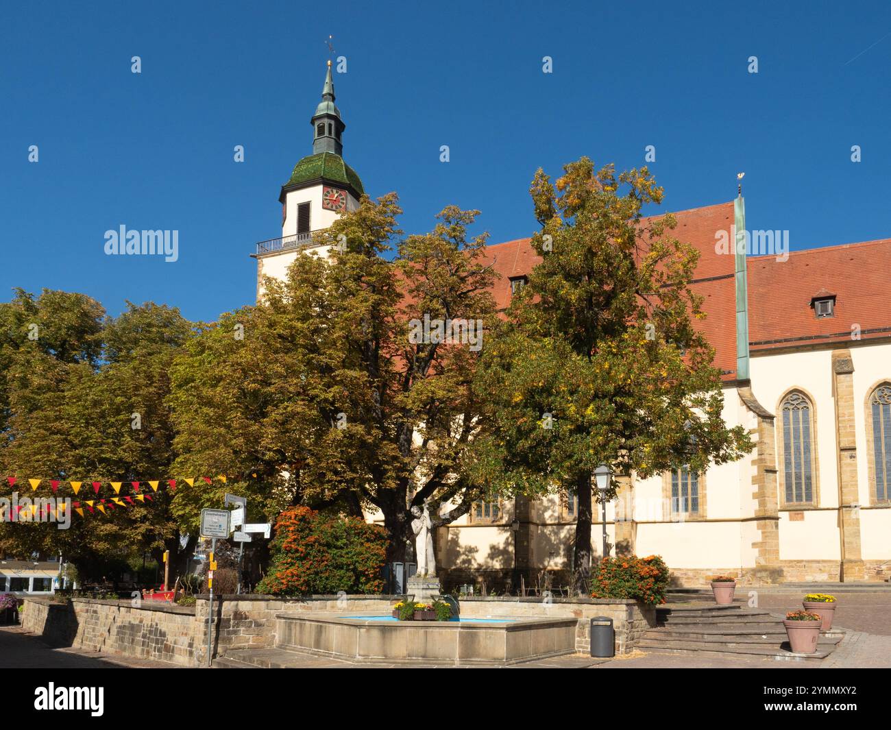 Weilheim a. d. Teck, Germany - October 1st 2023: Beautiful trees in ...