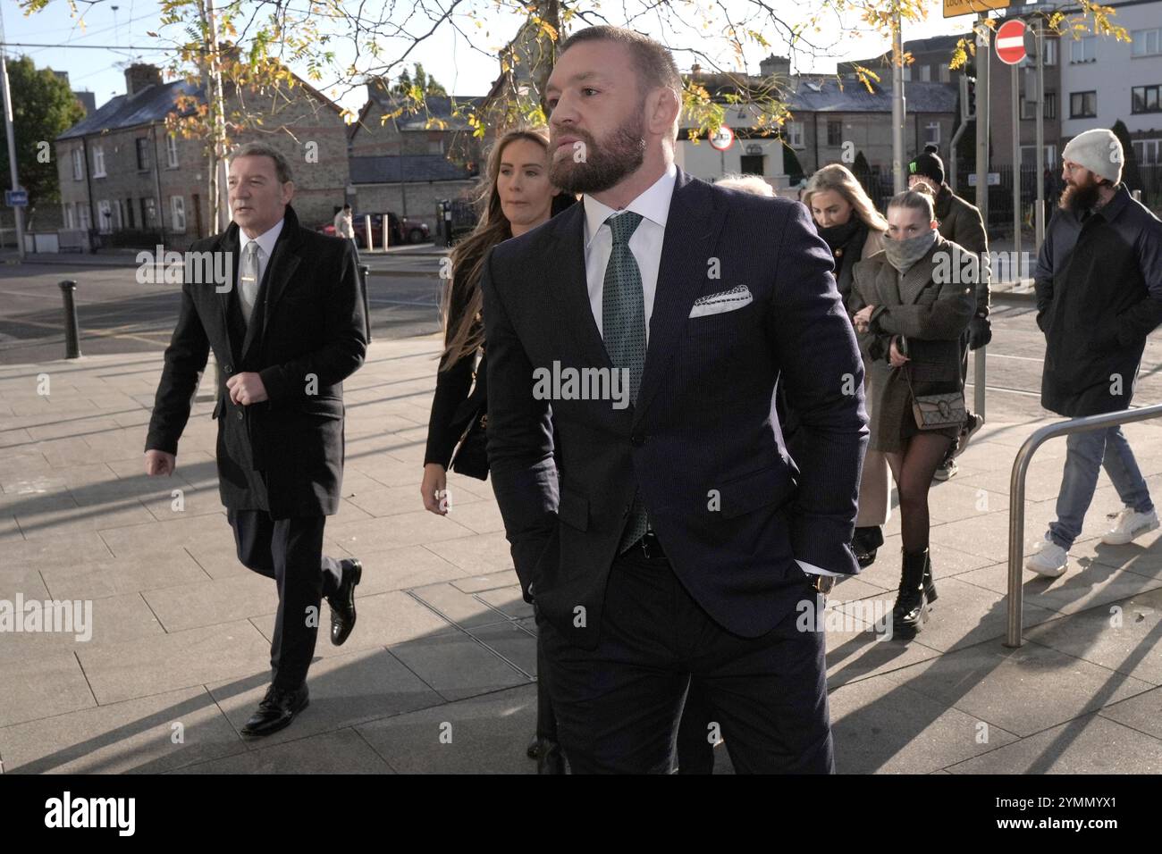 Mixed martial arts fighter Conor McGregor and partner Dee Devlin ...