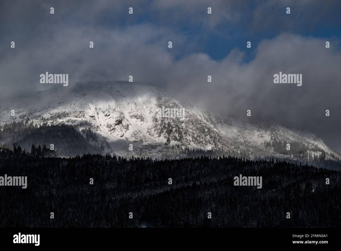 Pec Pod Snezkou, Czech Republic. 21st Nov, 2024. Winter weather with ...