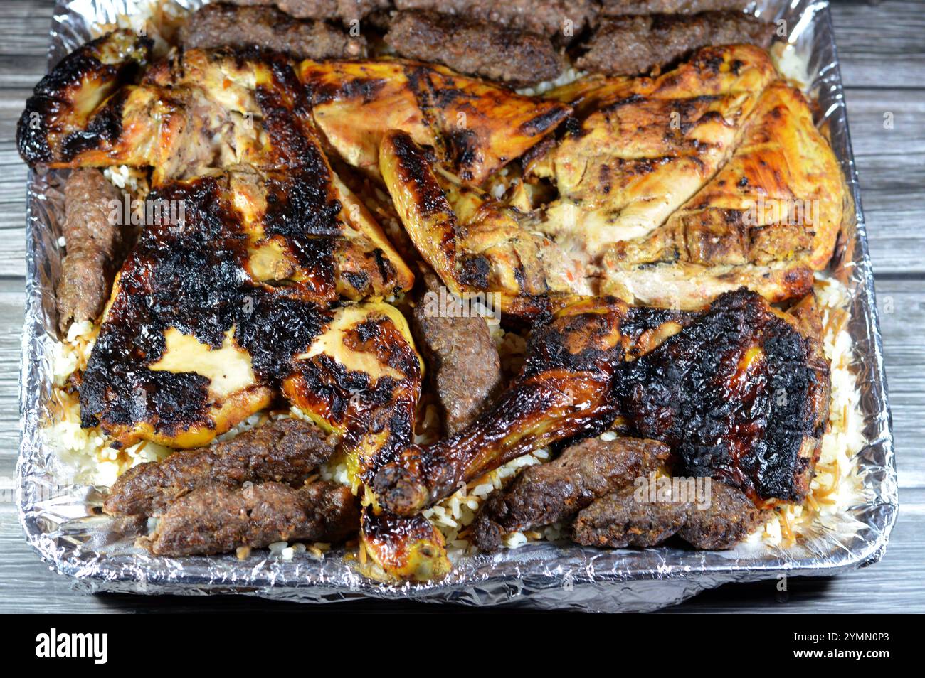 Traditional Arabic cuisine food beef Kofta kufta shish, minced meat ...