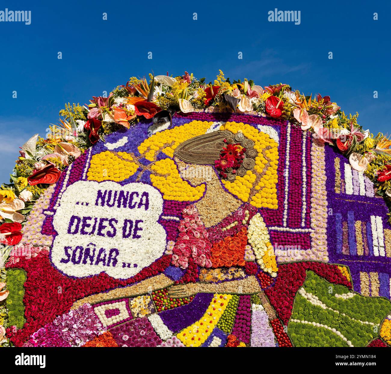 Medellin, Antioquia - Colombia - August 12, 2024. Winning silletas in ...
