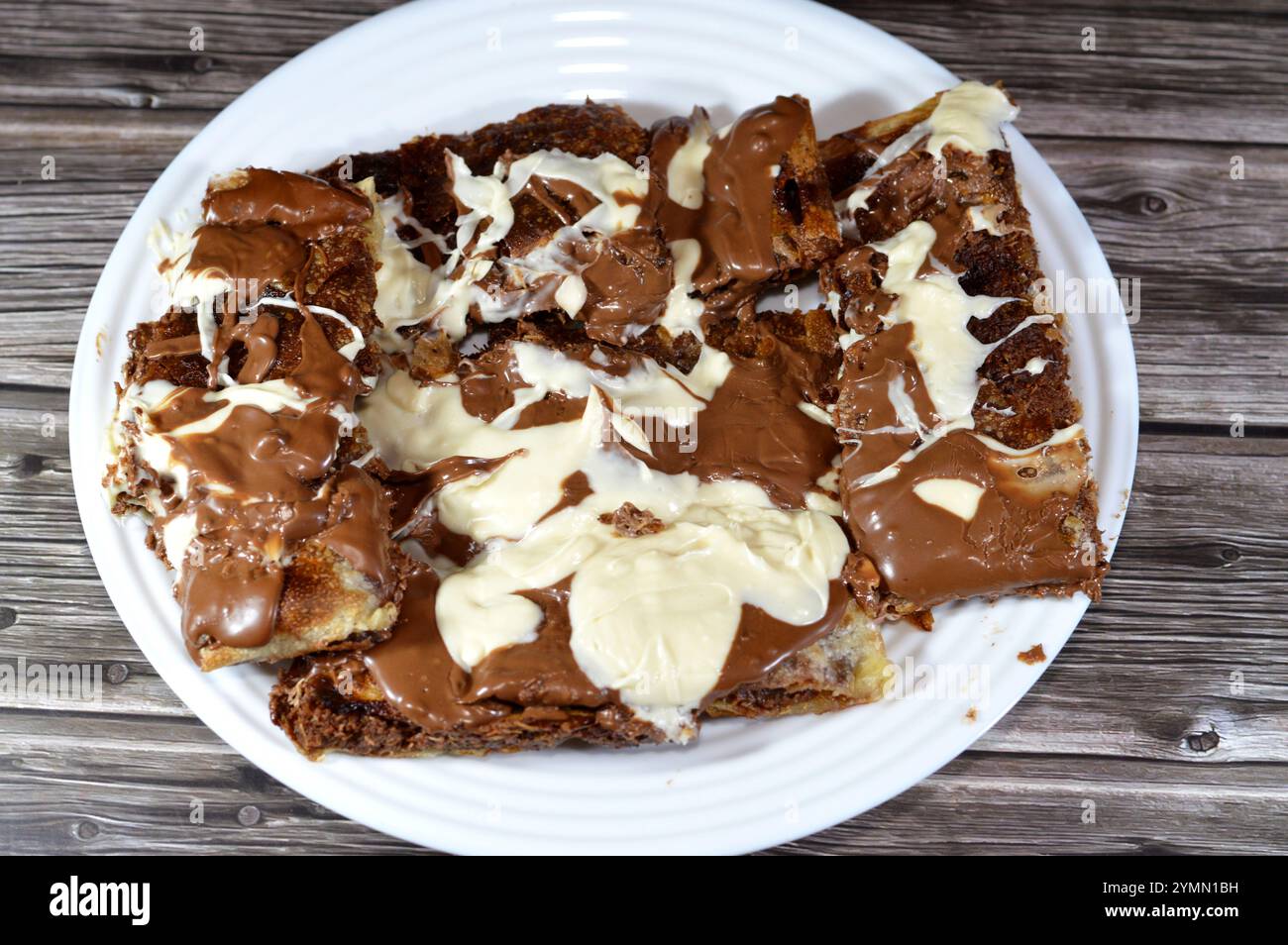 Crispy filo Phyllo dough thin unleavened dough used for making pastries ...