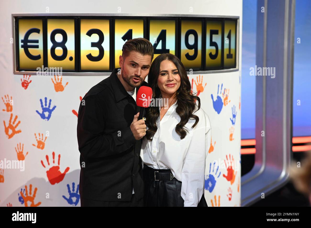 Johannes and Jessica HALLER, TV actors, 29th RTL donation marathon "We ...