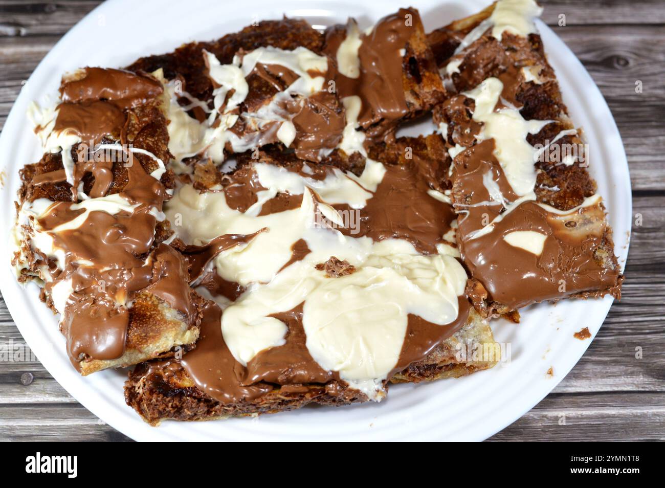 Crispy filo Phyllo dough thin unleavened dough used for making pastries ...