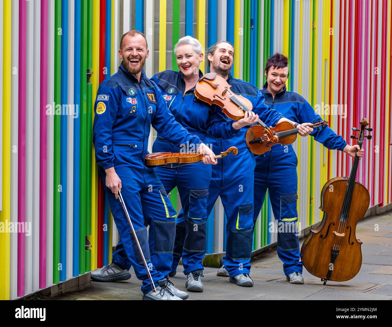 String quartet musicians Bowjangles play music from Edinburgh Fringe ...