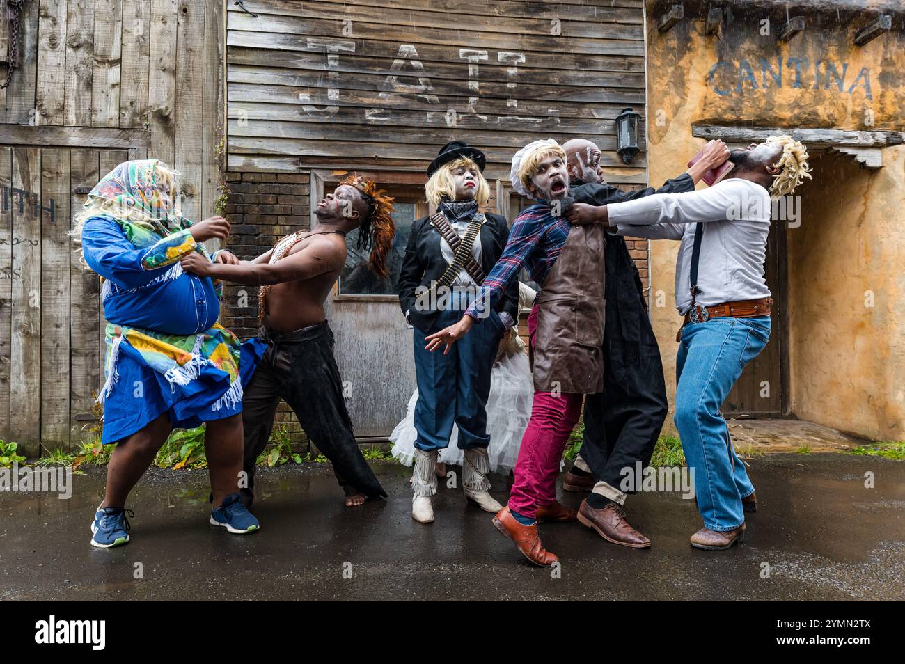 Fringe Festival show Dark Noon actors portray Cowboys, Native Americans ...