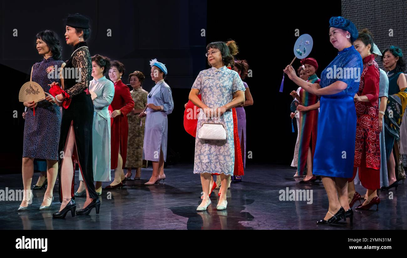 Chinese women in Cheongsam fashion show, Edinburgh Festival Fringe by ...