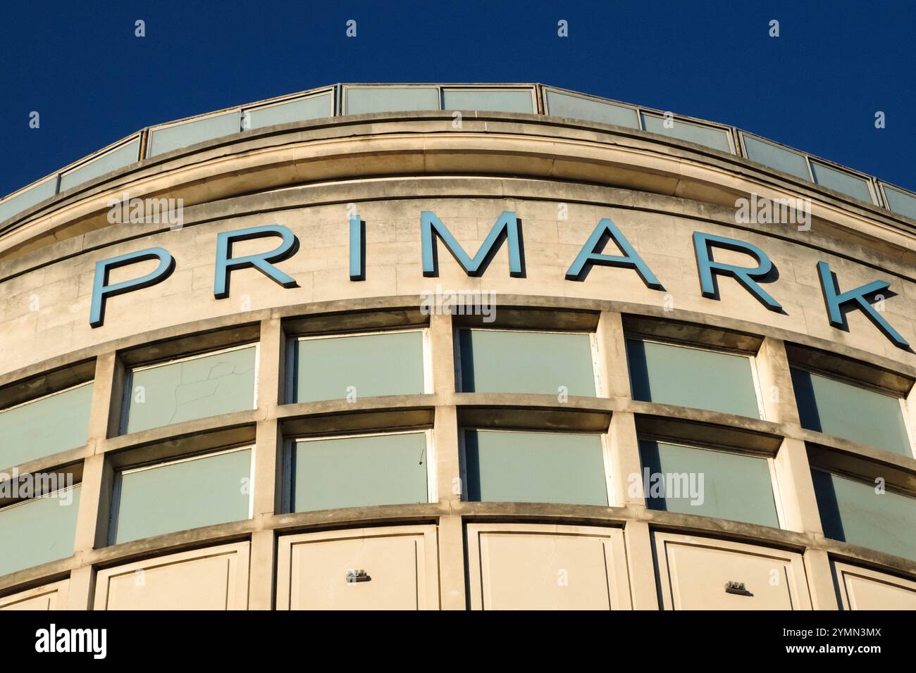 Signs in the Broadmead shopping quarter Broadmead Bristol UK Primark ...