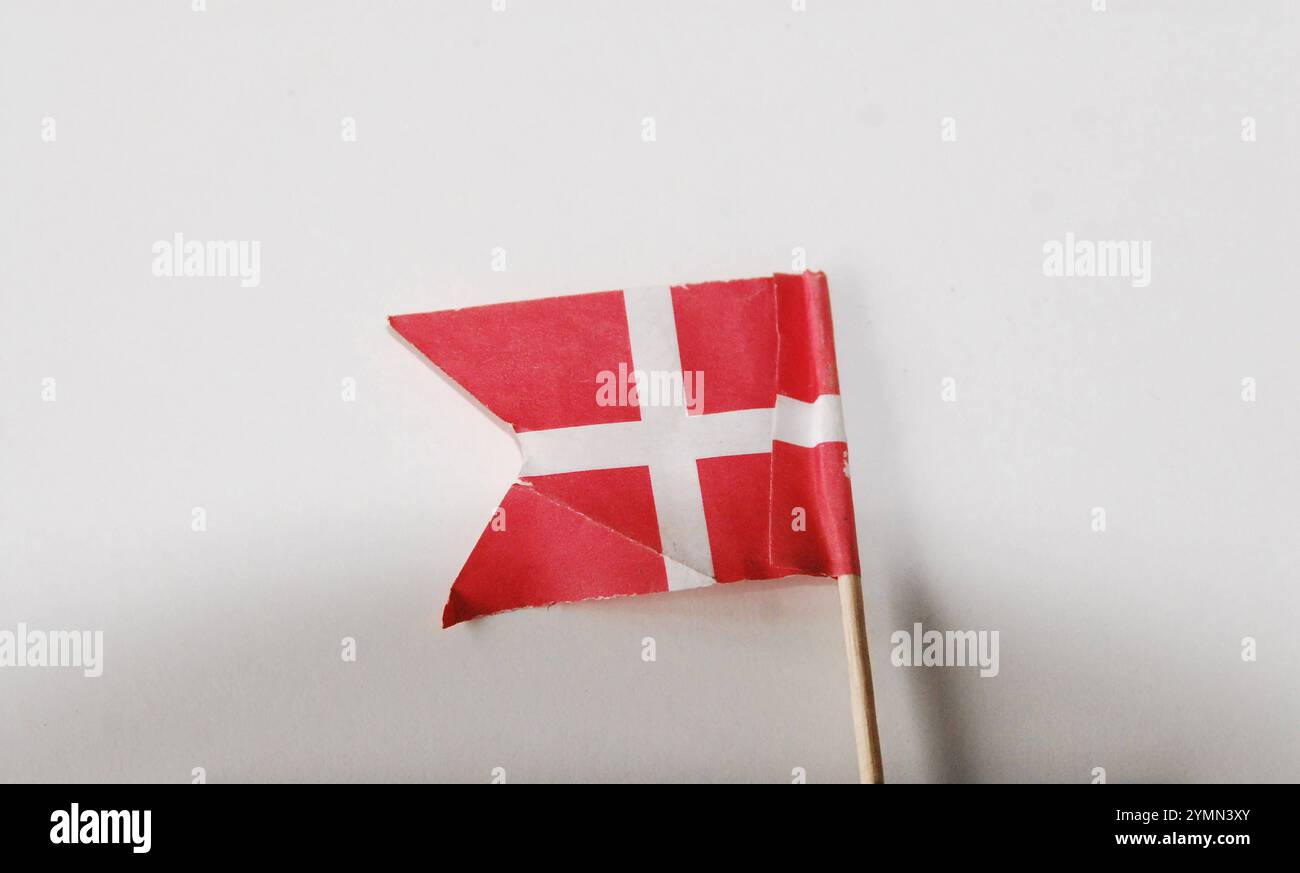Copenhagen/ DenmarK/22 Novemberr 2024/ Dannebrog or danish flag in ...