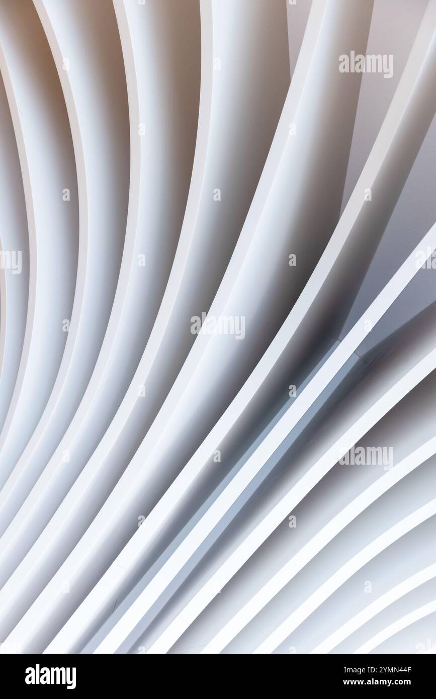 Abstract geometric architecture, vertical background photo, parametric ...