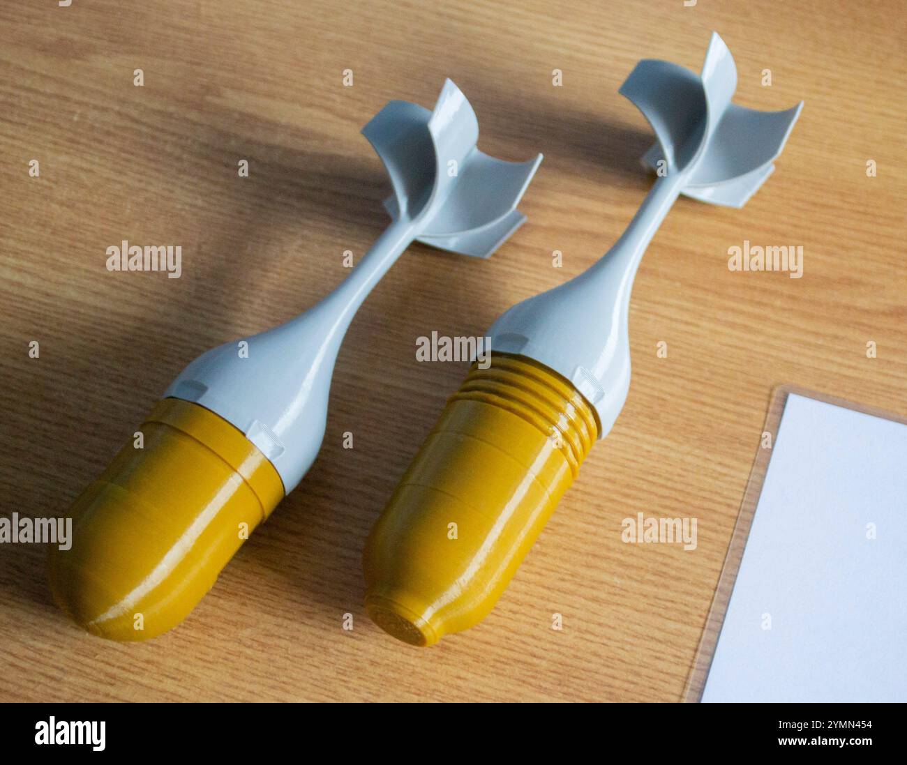 Prototype model of rocket bomb tip printed on 3D printer. Small models ...