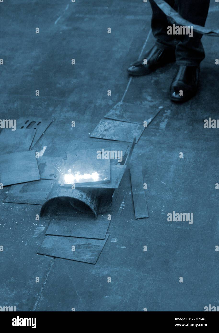 Laser metal cleaning. Metal cleaning with laser from rust. New modern ...