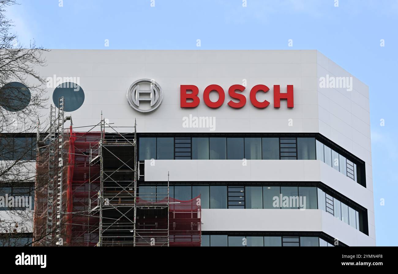 Gerlingen, Germany. 22nd Nov, 2024. The logo of the Bosch industrial ...