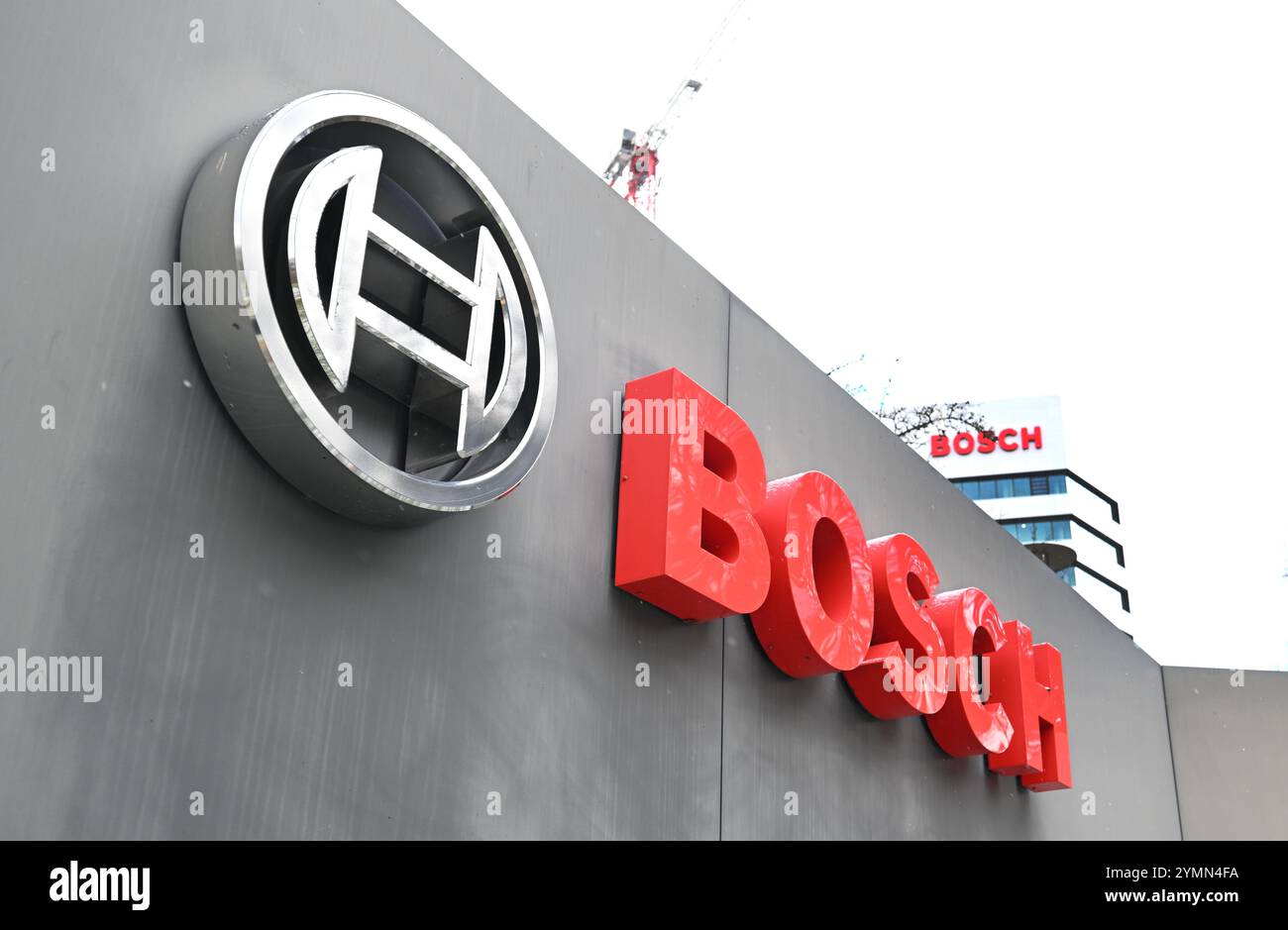 Gerlingen, Germany. 22nd Nov, 2024. The logo of the Bosch industrial ...