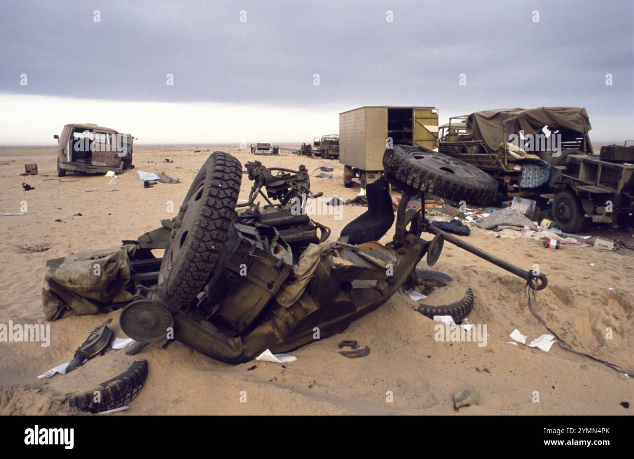 First Gulf War: 11th March 1991 An Iraqi ZPU-4 14.5mm Quad Towed Anti ...