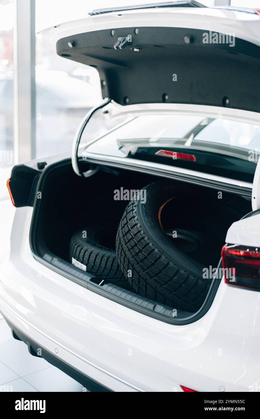 Toyota rav4 open trunk hi-res stock photography and images - Alamy