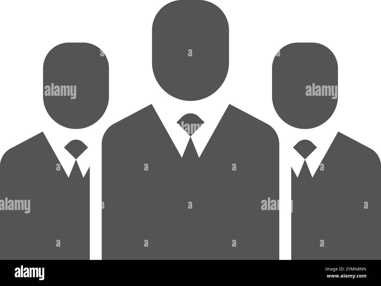 Business group workers black icon. Employees symbol isolated on white ...