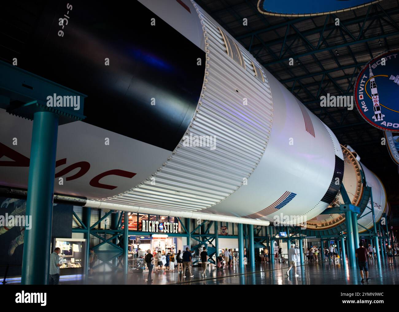 Space Shuttle exhibit at Kennedy Space Center, Florida, USA in October ...
