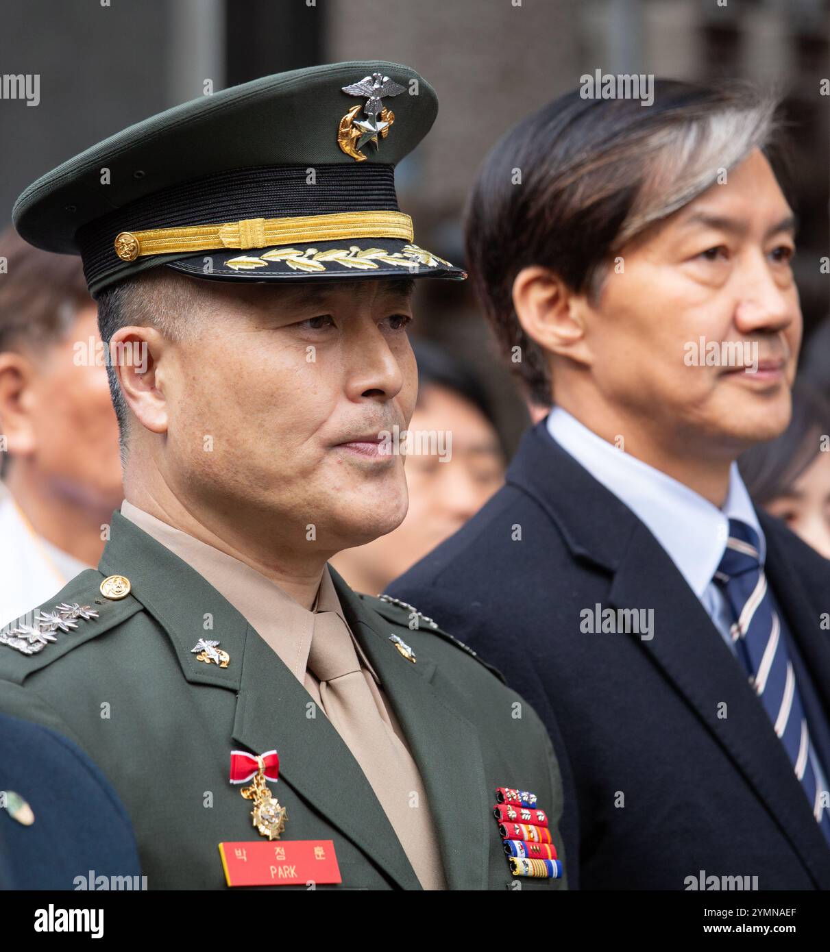 Park Jung-Hun, Nov 21, 2024 : Colonel Park Jung-Hun (L), former Marine ...