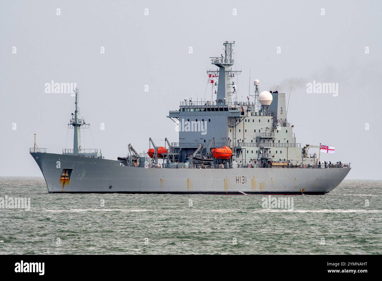 HMS Scott (H131), an ocean survey vessel operated by the Royal Navy ...