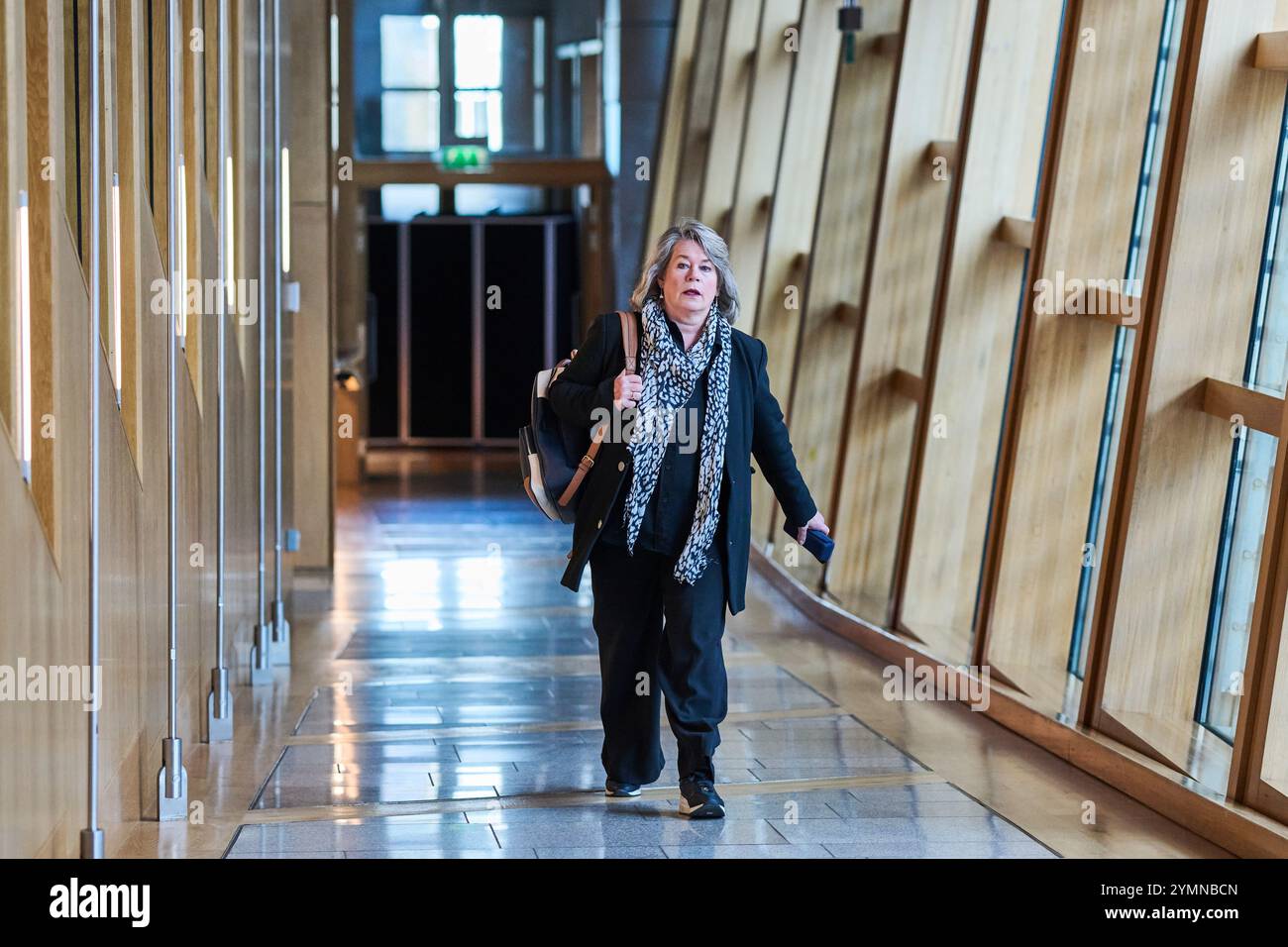 Edinburgh Scotland, UK 21 November 2024. Michelle Thomson MSP at the ...