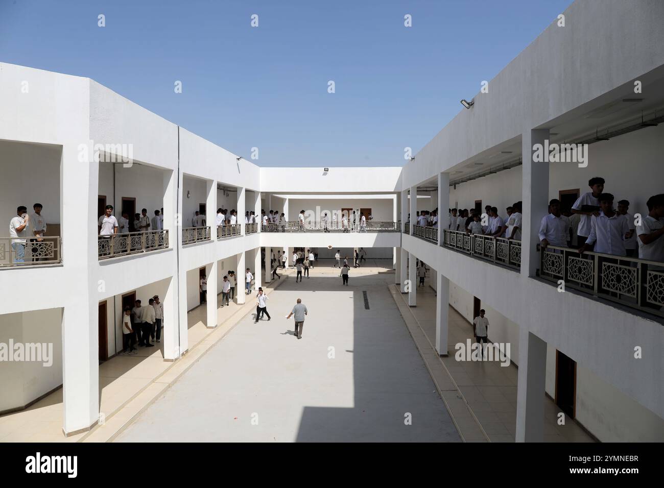 Baghdad, Iraq. 8th Oct, 2024. Students are seen at the Al-Khudar High ...