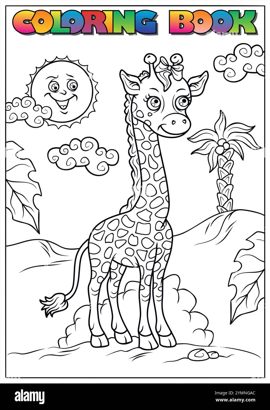 Printable Baby Giraffe Coloring Pages [2025]