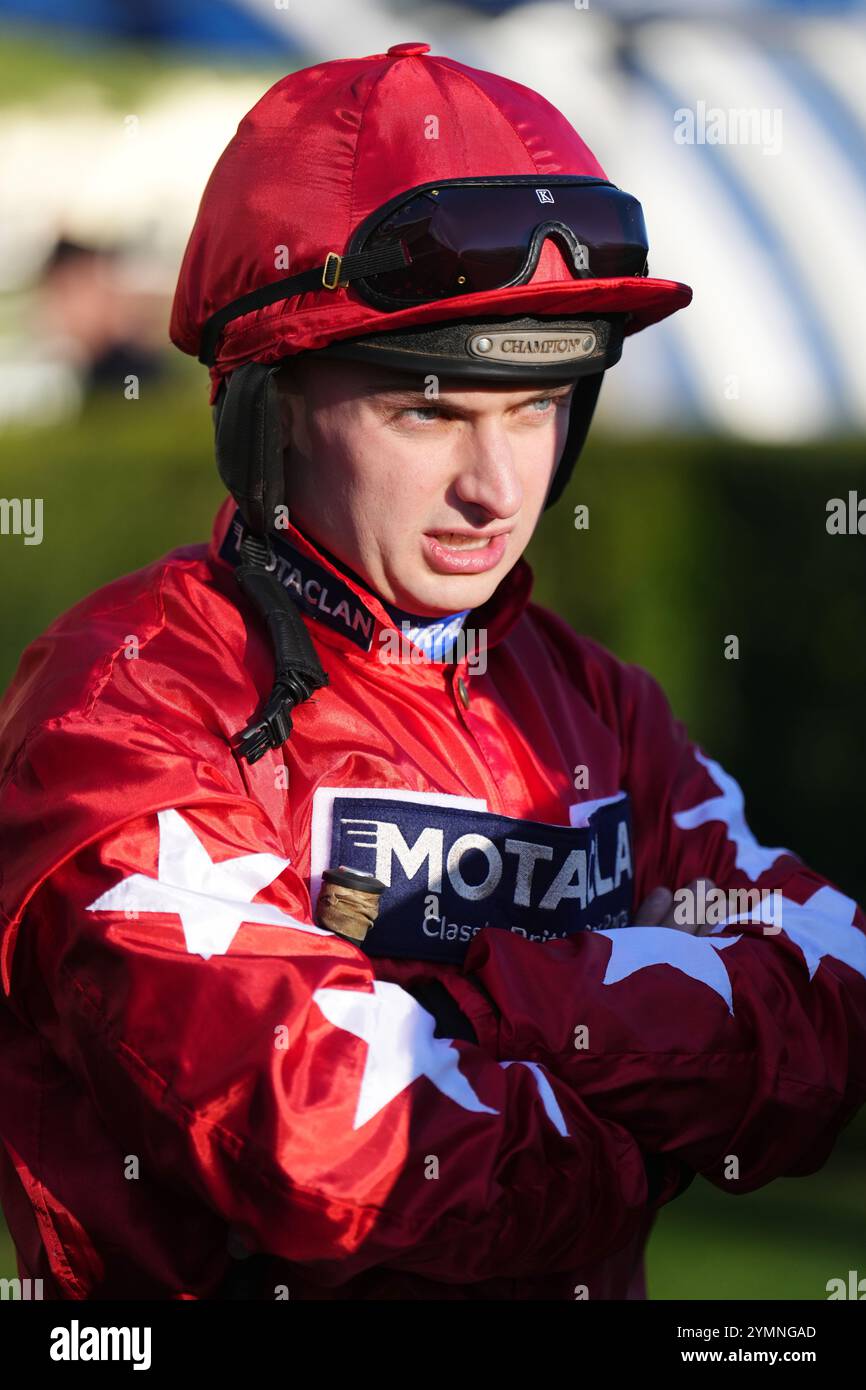 Jockey Sean Bowen at Ascot Racecourse. Picture date: Friday November 22 ...