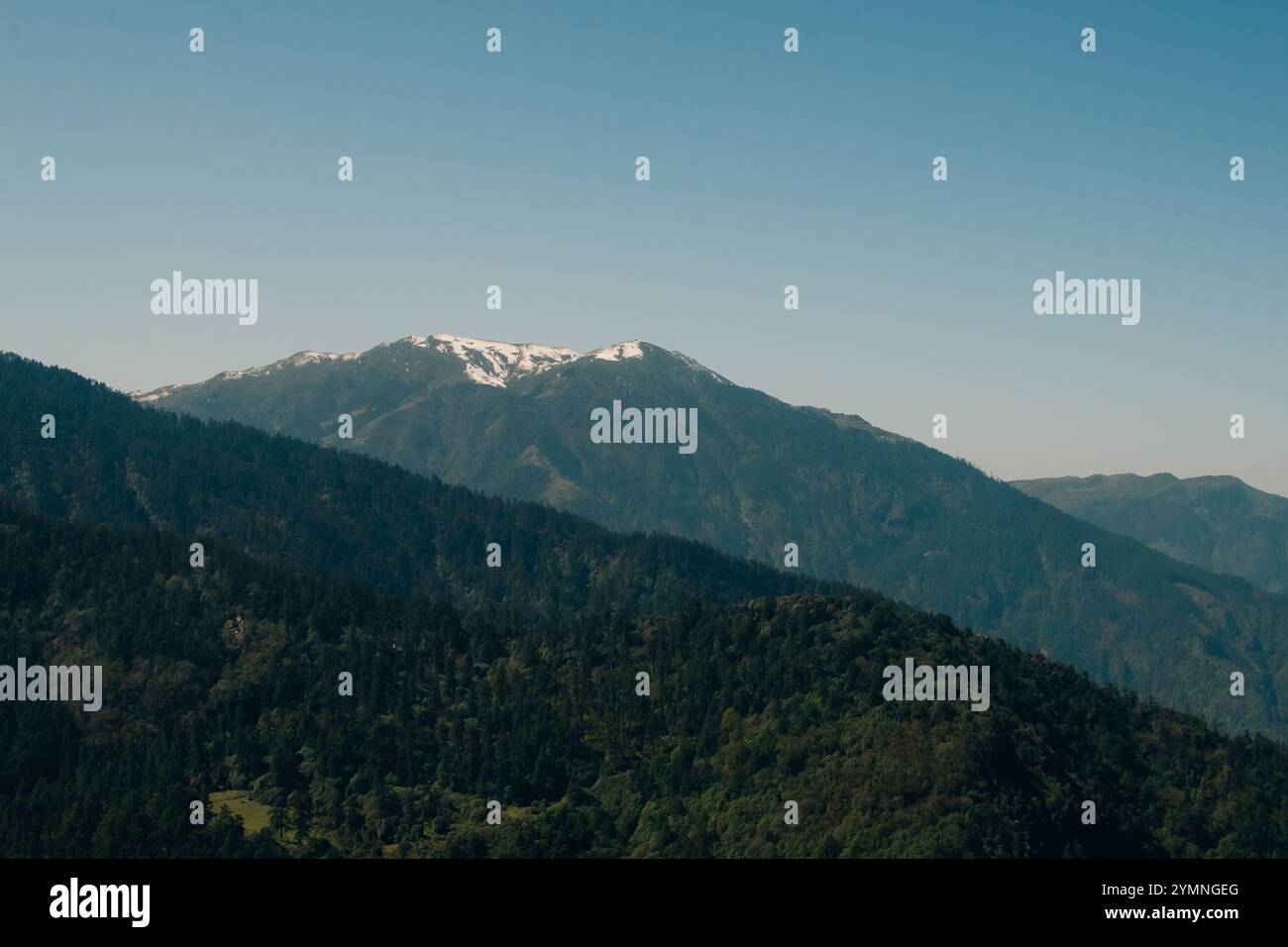 Aerial view of Bhedetar hill station in Dhankuta, Nepal. High quality ...