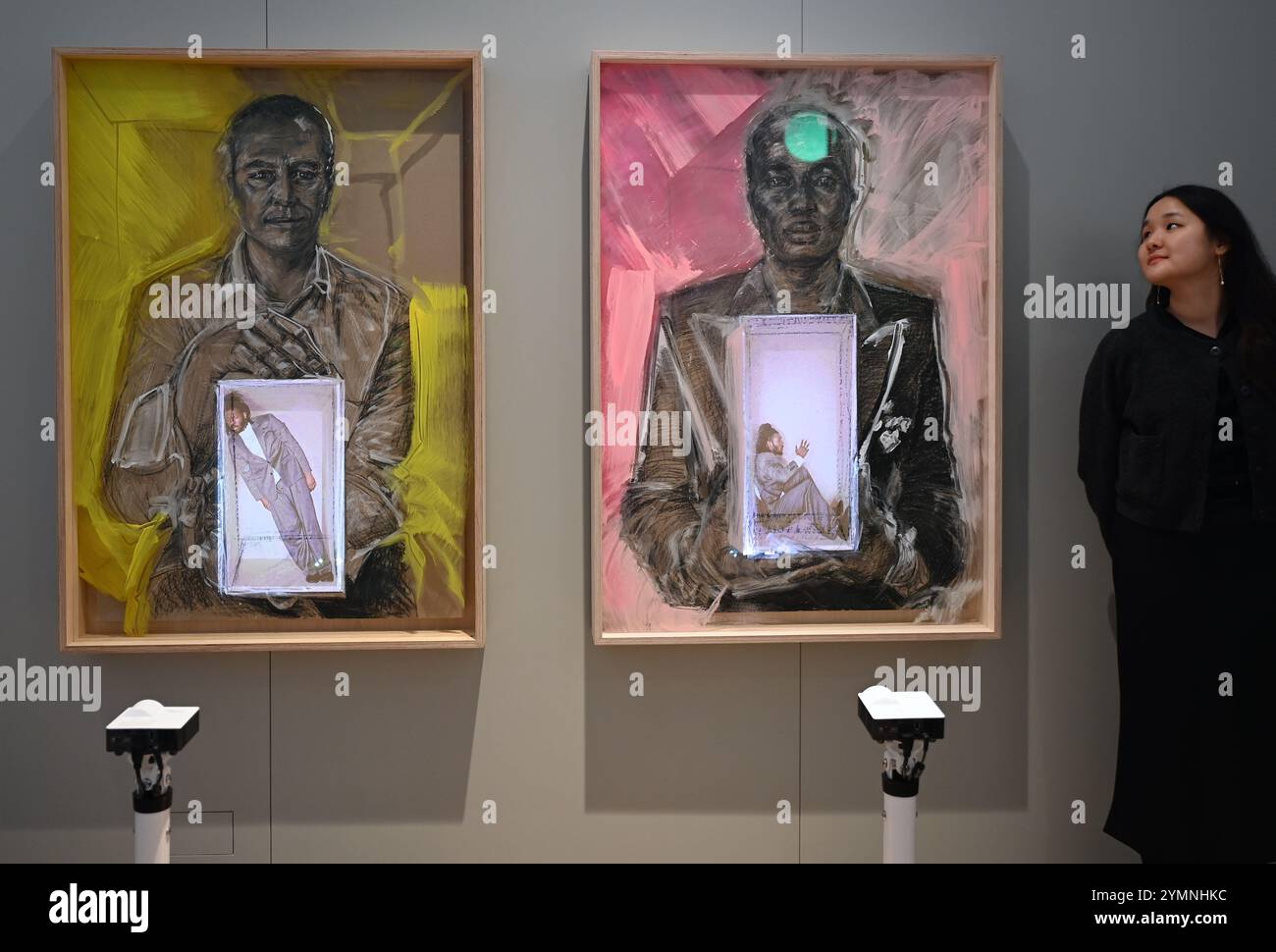 A recreation of the artist's studio including an edition of her ...