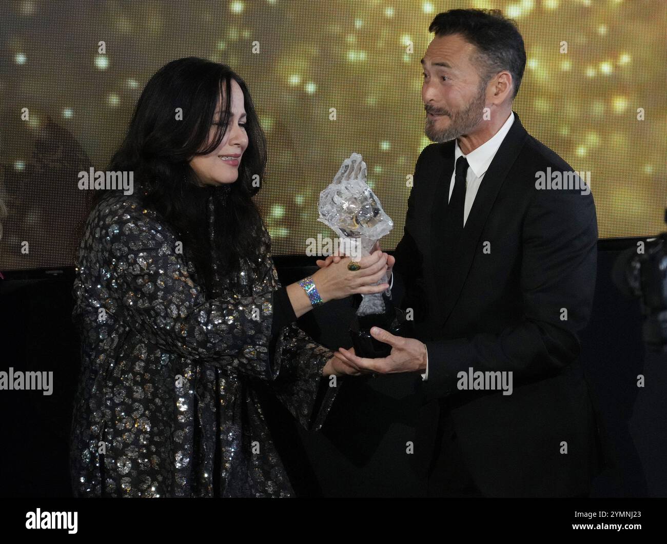 (L-R) Shannon Lee and Mark Dacascos at the 10th Annual Asian World Film ...