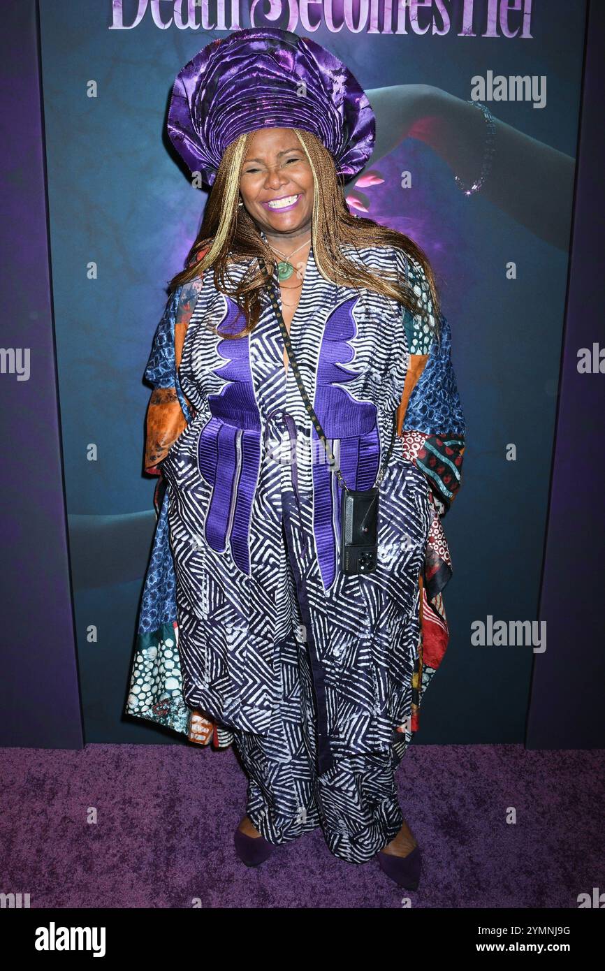 Ny. 21st Nov, 2024. Tonya Pinkins at arrivals for DEATH BECOMES HER ...