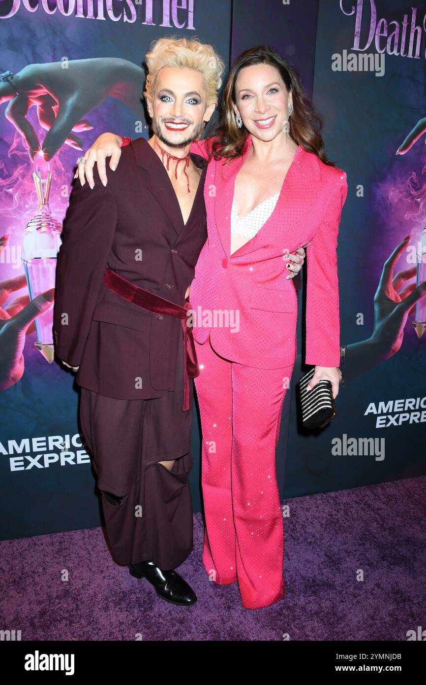Ny. 21st Nov, 2024. Frankie Grande, Lowe Cunningham at arrivals for ...