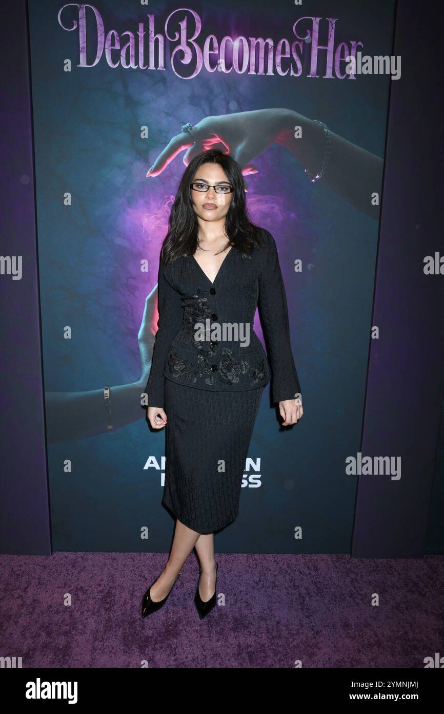 Ny. 21st Nov, 2024. Arianna Greenblatt at arrivals for DEATH BECOMES ...