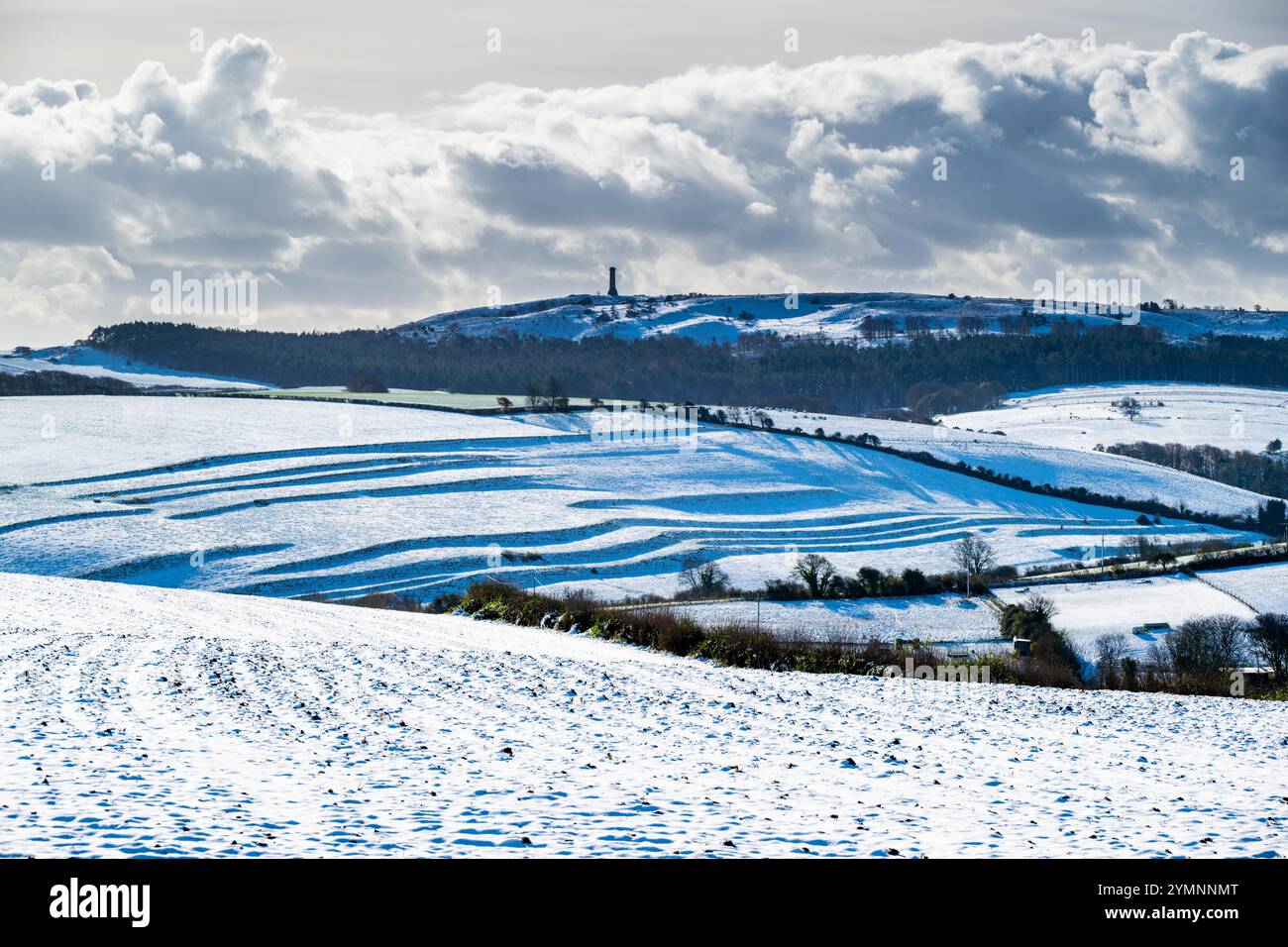 Winterbourne Abbas, Dorset, UK. 22nd November 2024. UK Weather. View ...