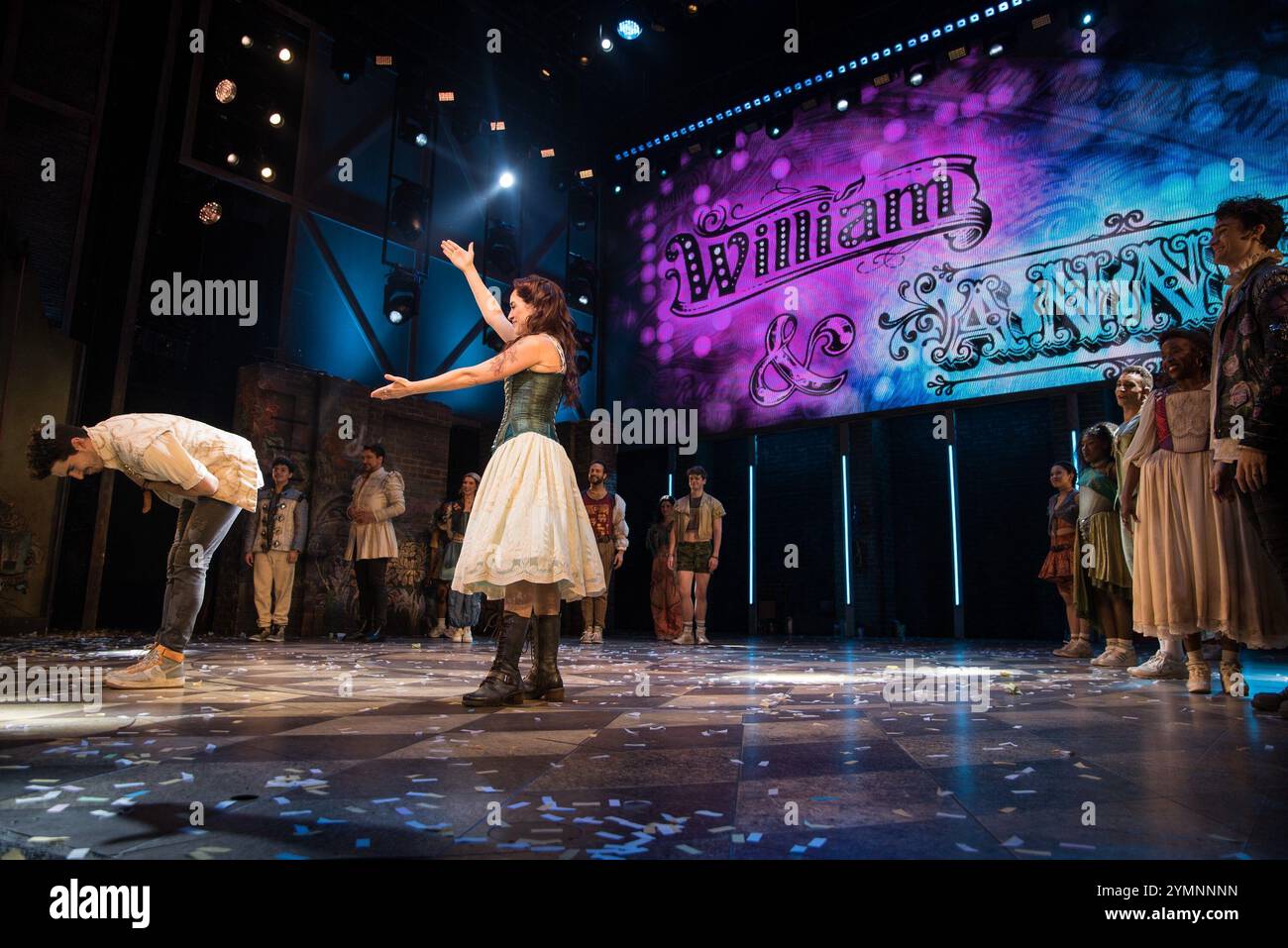 Ny. 21st Nov, 2024. Daniel Assetta, Alison Luff on stage for & JULIET ...