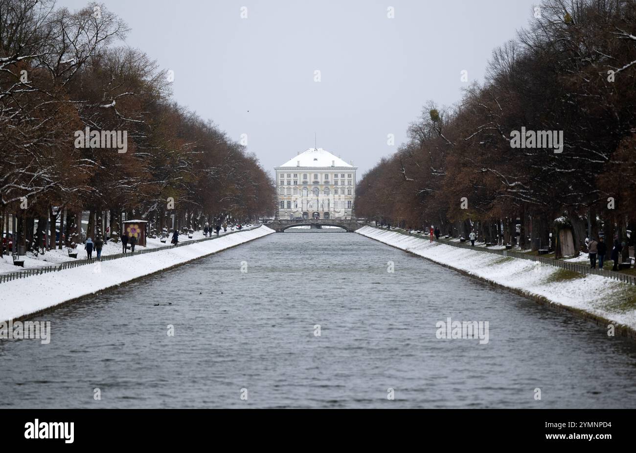 Munich, Germany. 22nd Nov, 2024. Nymphenburg Palace can be seen on the ...
