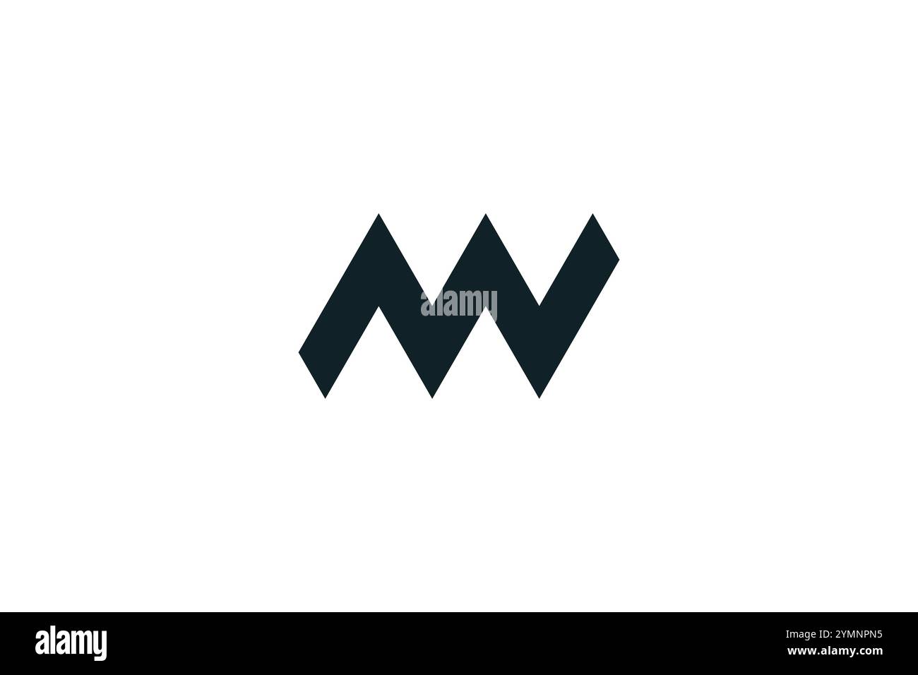 Wa logo initial hi-res stock photography and images - Alamy