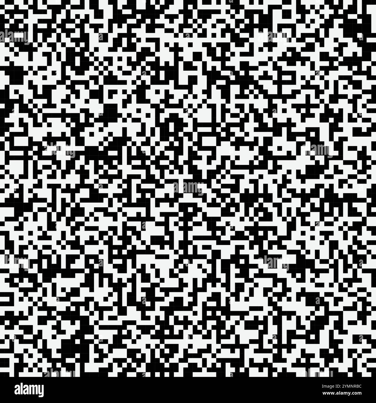 Random black and white squares seamless pattern. Vector illustration ...