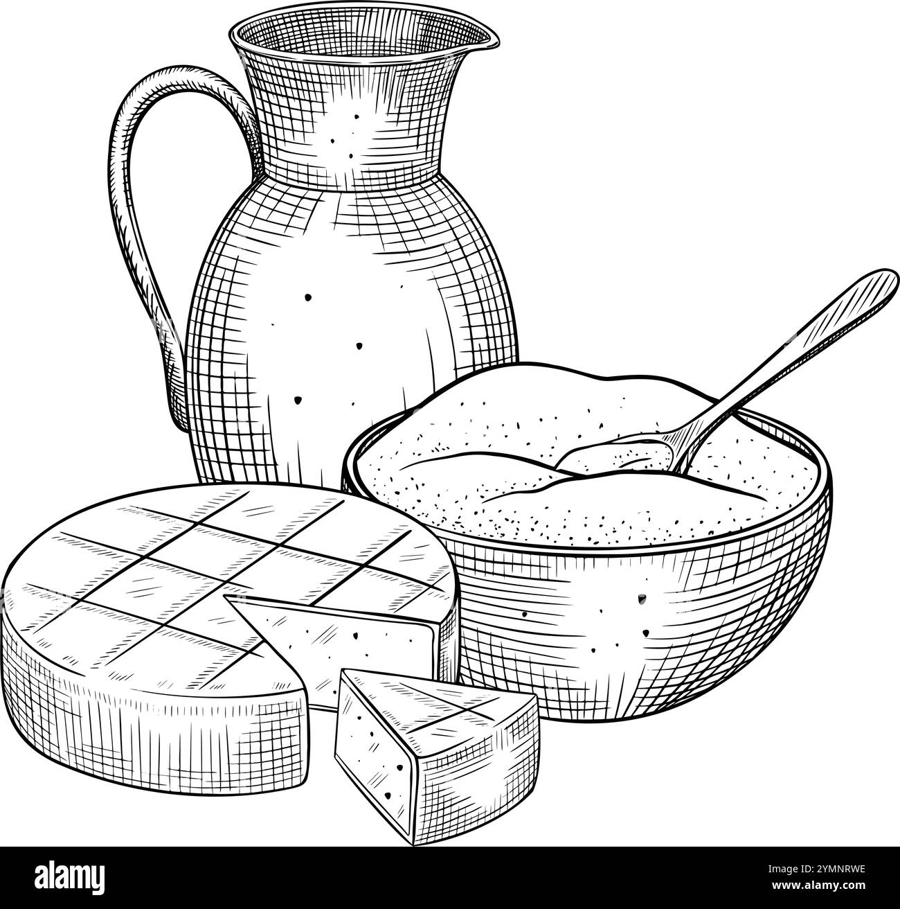 Cheese Wheel Clip Art Black And White